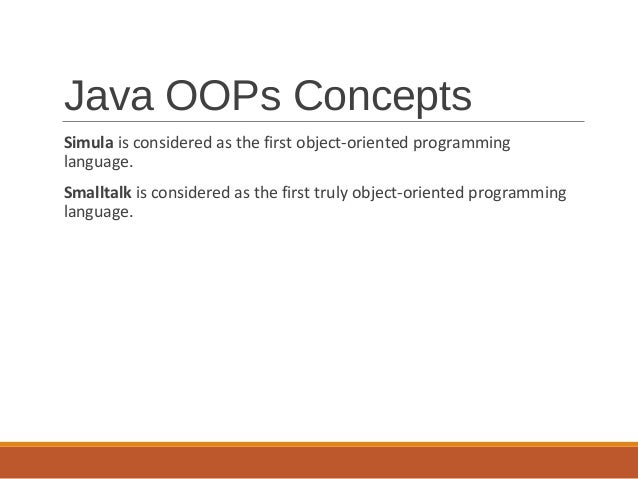 Oop java