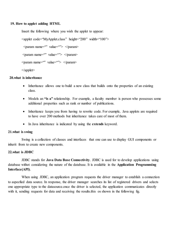 Object Oriented Programming Language Short Notes Pdf