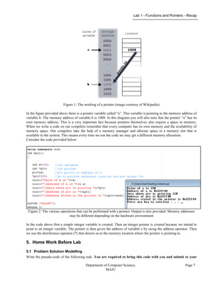 Object Oriented Programming Lab Manual | PDF