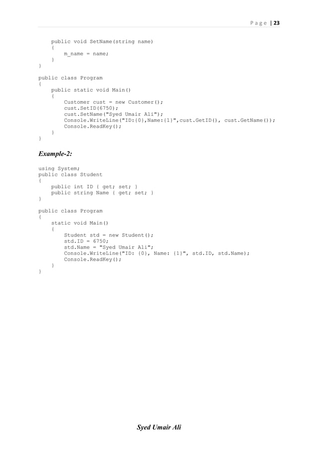 Object Oriented Programming With C Pdf