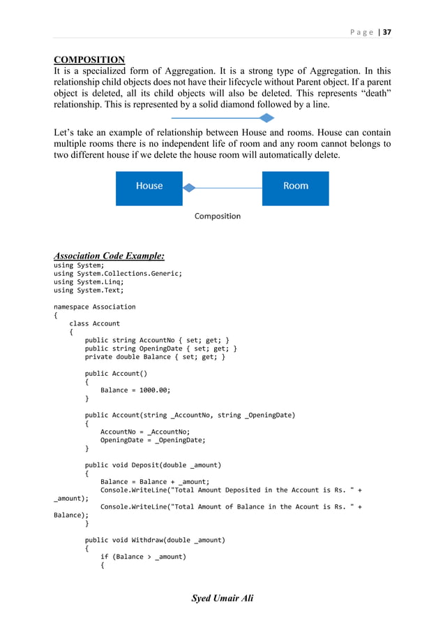 Object Oriented Programming with C# | PDF