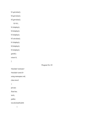 Oop lab report | DOCX | Programming Languages | Computing