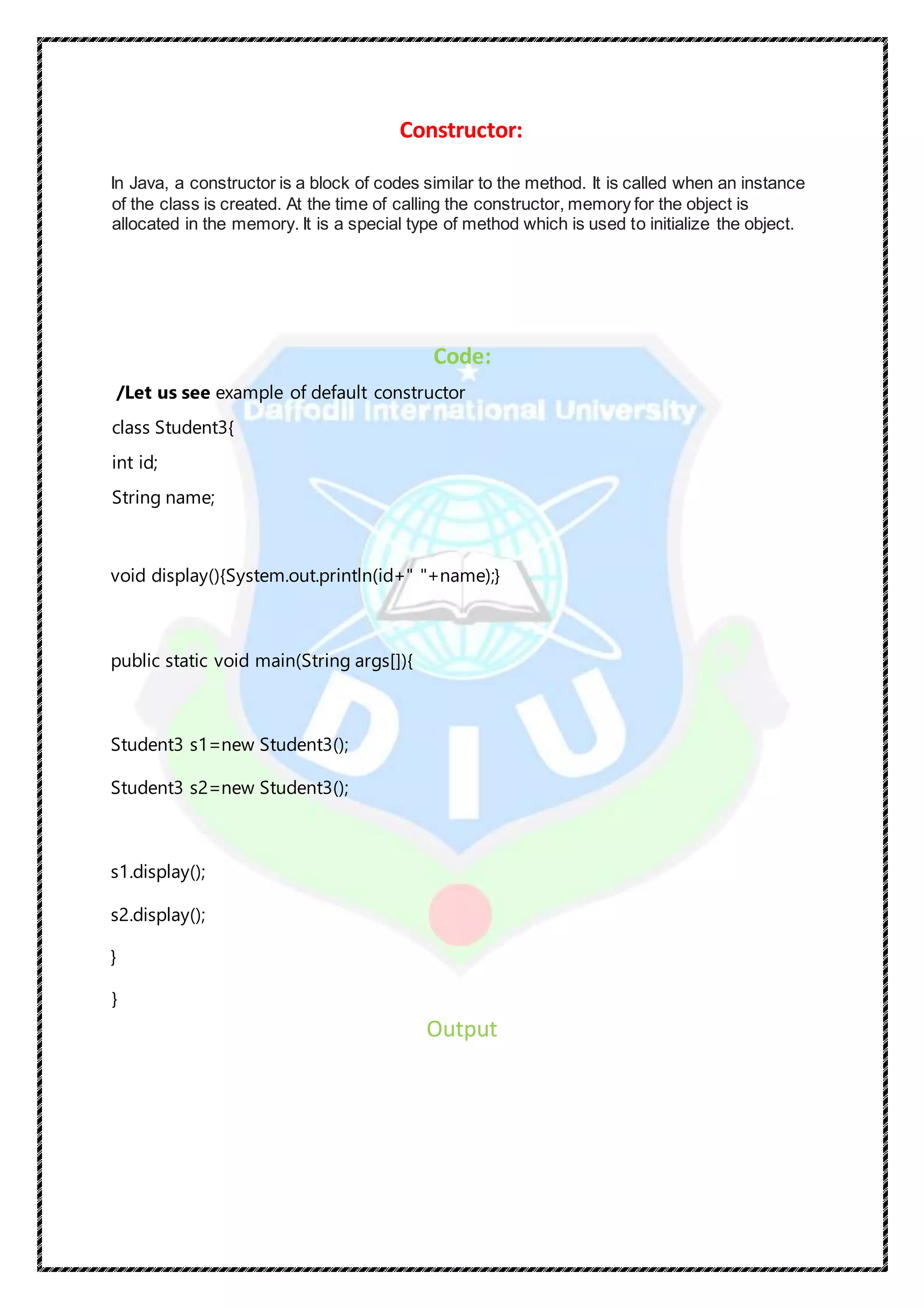 Oop Lab Reportdocx