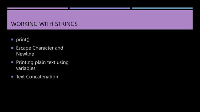 Oop Lec2 Basics Of Python Programmingpptx
