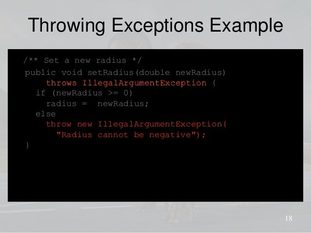 Exception Handling