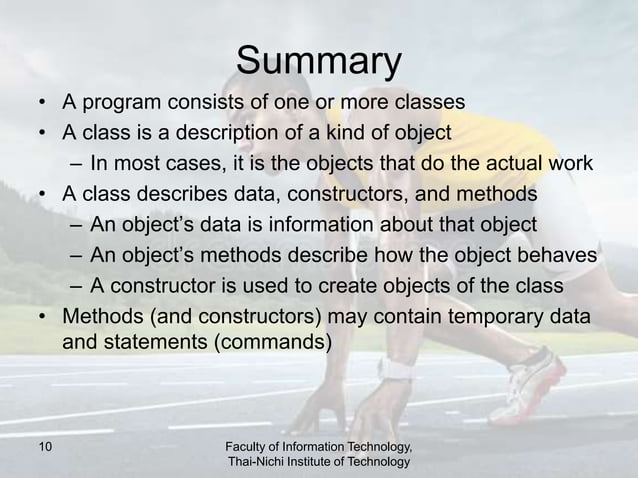 Classes and Objects | PPT