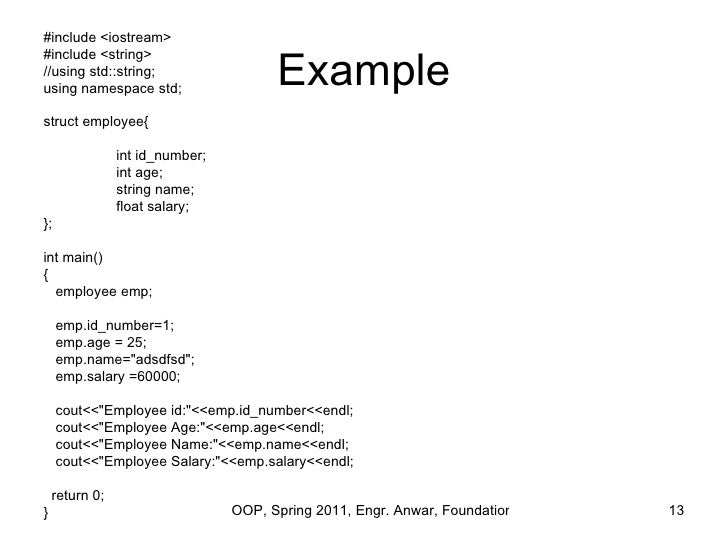 Object Oriented Programming lecture 1 Object Oriented Programming lecture 1