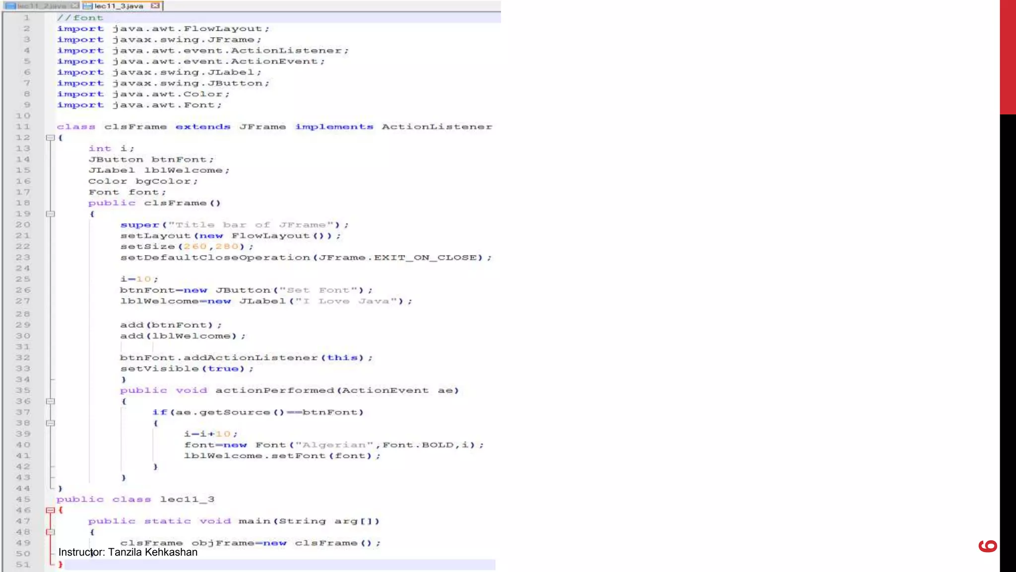 OOP Lecture 13-Color,Font,ImageIcon.pptx