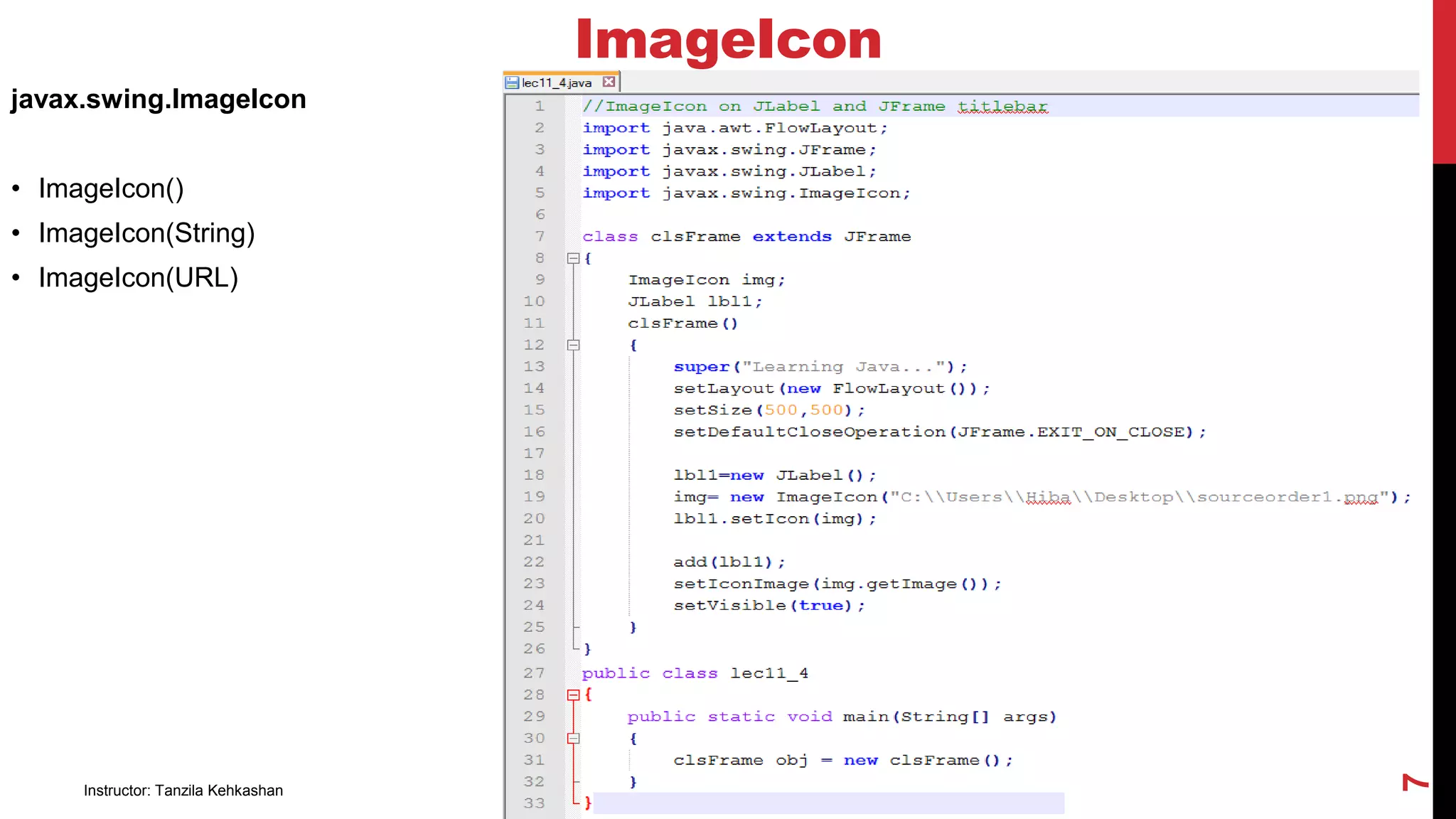OOP Lecture 13-Color,Font,ImageIcon.pptx