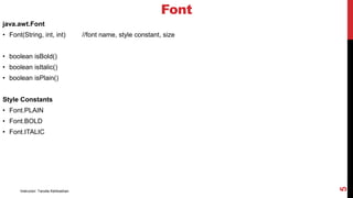 OOP Lecture 13-Color,Font,ImageIcon.pptx