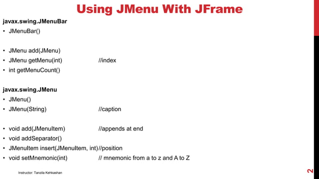 OOP Lecture 19-JMenuBar.pptx