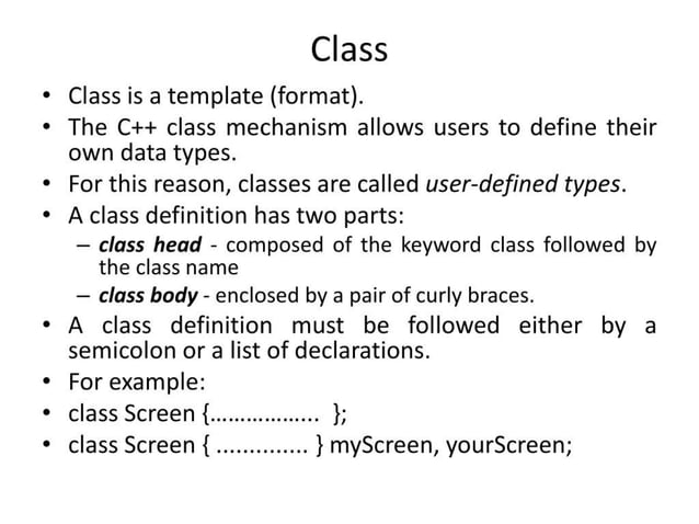 Object Oriented Programming using C plus plus | PPT