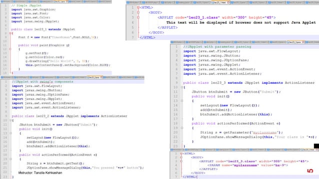 OOP Lecture 22-JApplet.pptx