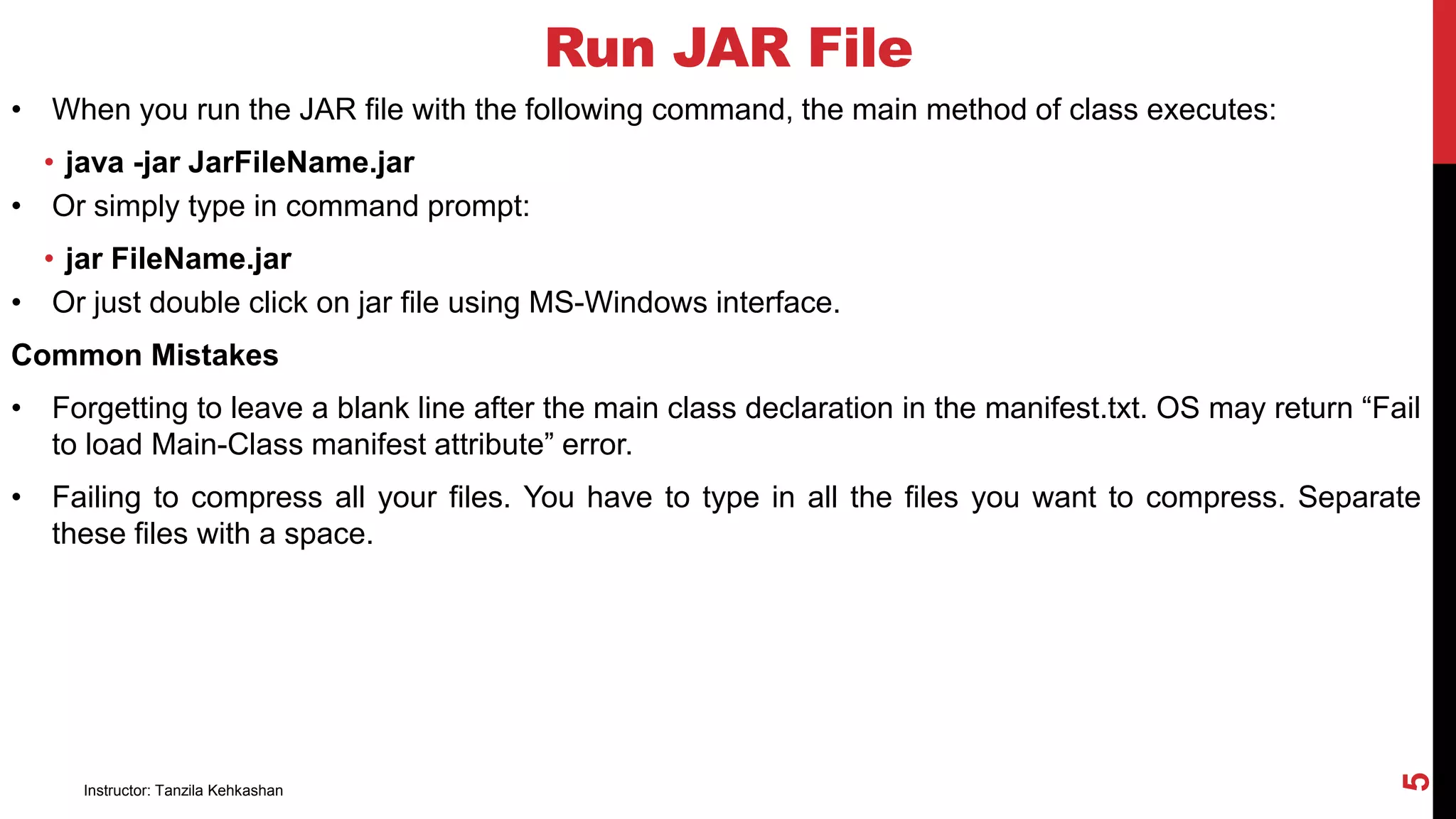 OOP Lecture 23-JAR Files.pptx