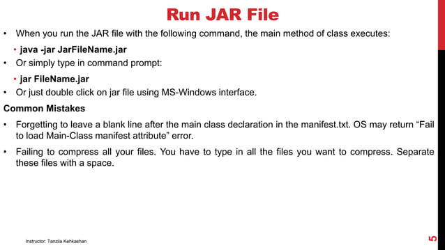 OOP Lecture 23-JAR Files.pptx