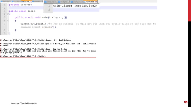 OOP Lecture 23-JAR Files.pptx