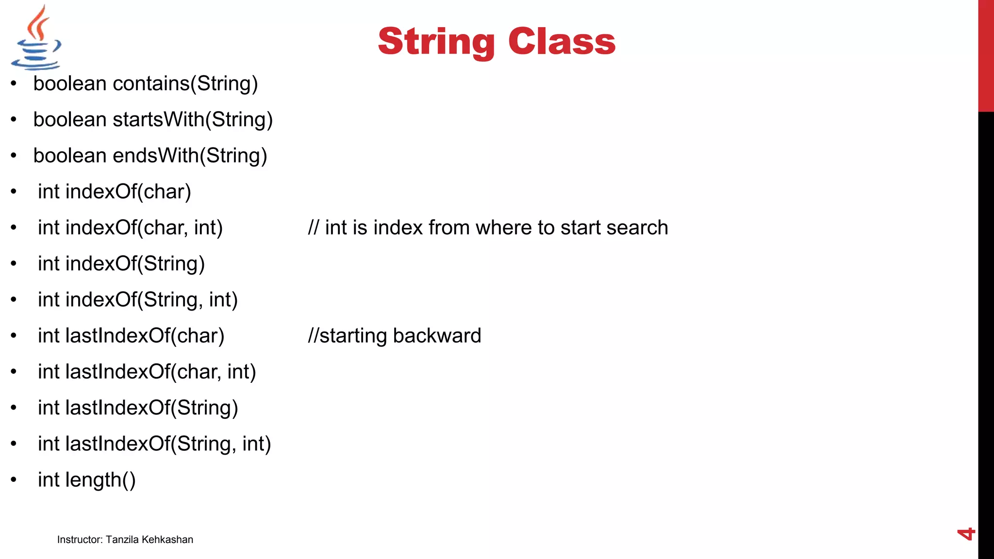 Oop Lecture 4 Arrays String Pptx