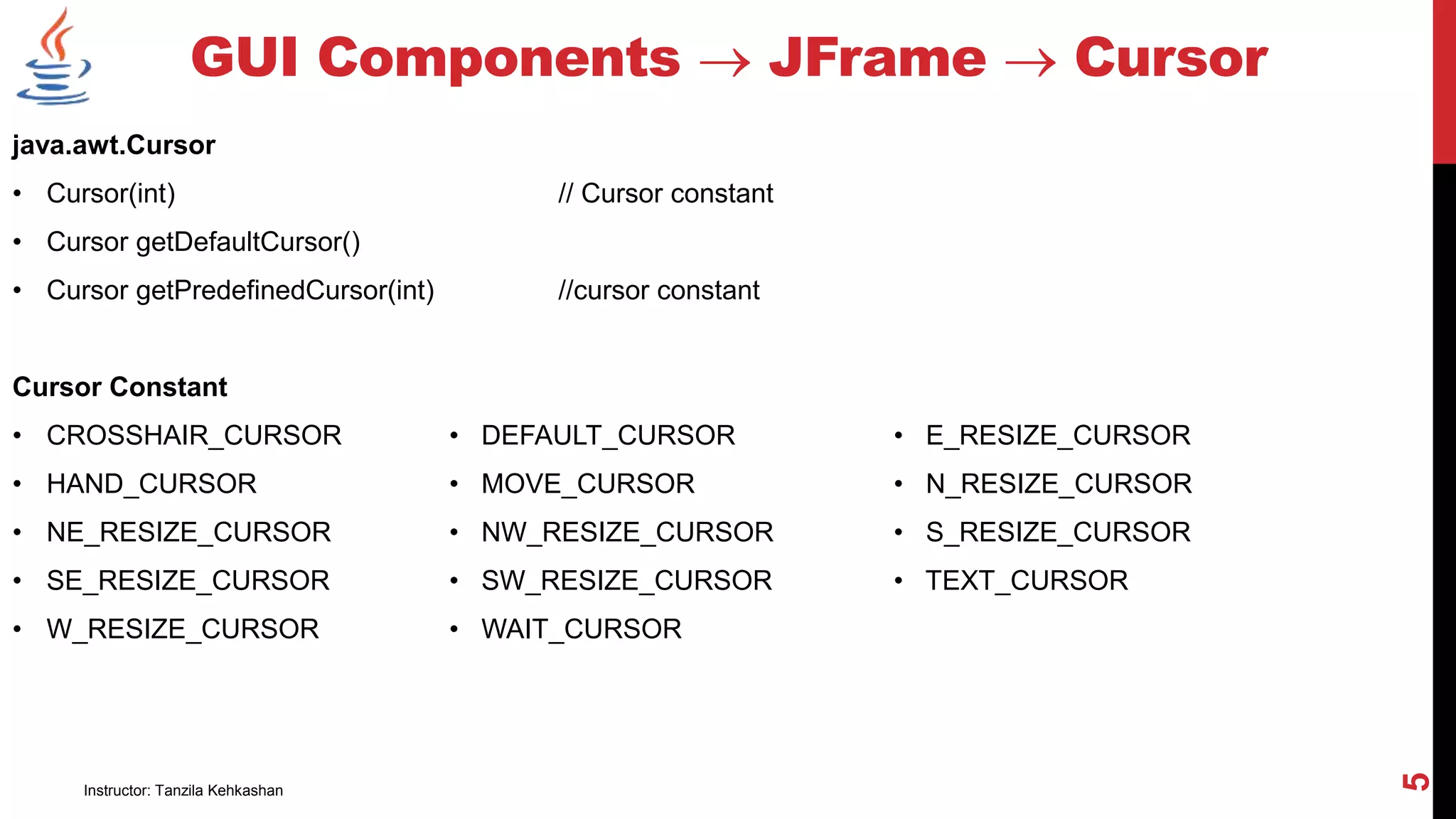 OOP Lecture 6-JFrame,JScrollPane,JLabel.pptx