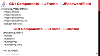 OOP Lecture 7-JTextField,JTextArea,JPassword,JButton.pptx