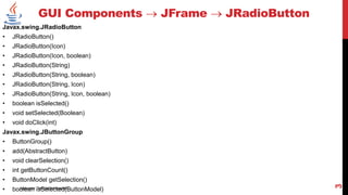 OOP Lecture 8-JCheckBox,JRadioButton,JProgressBar.pptx