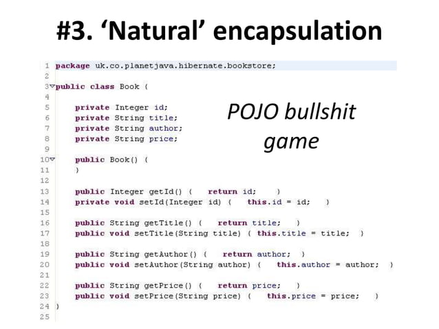 OOP paradigm, principles of good design and architecture of Java ...