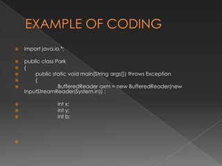 problem based task oop | PPT