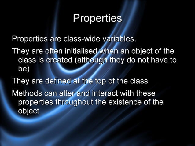 Beginners Guide to Object Orientation in PHP | PPT