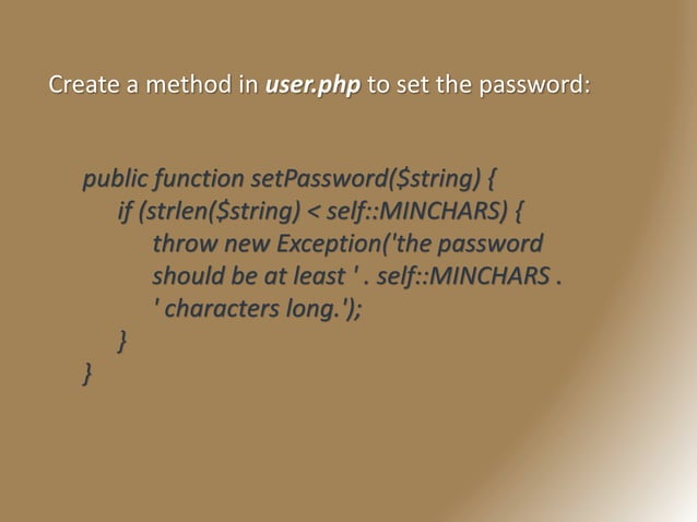 Object Oriented Programming Basics With Php Ppt