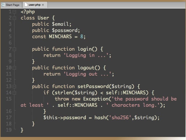 Object Oriented Programming Basics With Php Ppt 9132