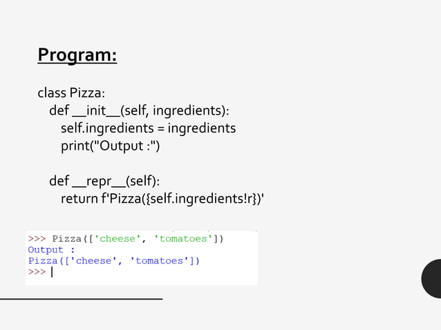 Types of methods in python | PPTX | Programming Languages | Computing