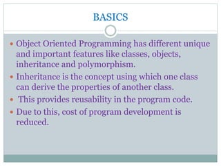 Introduction to Inheritance | PPTX