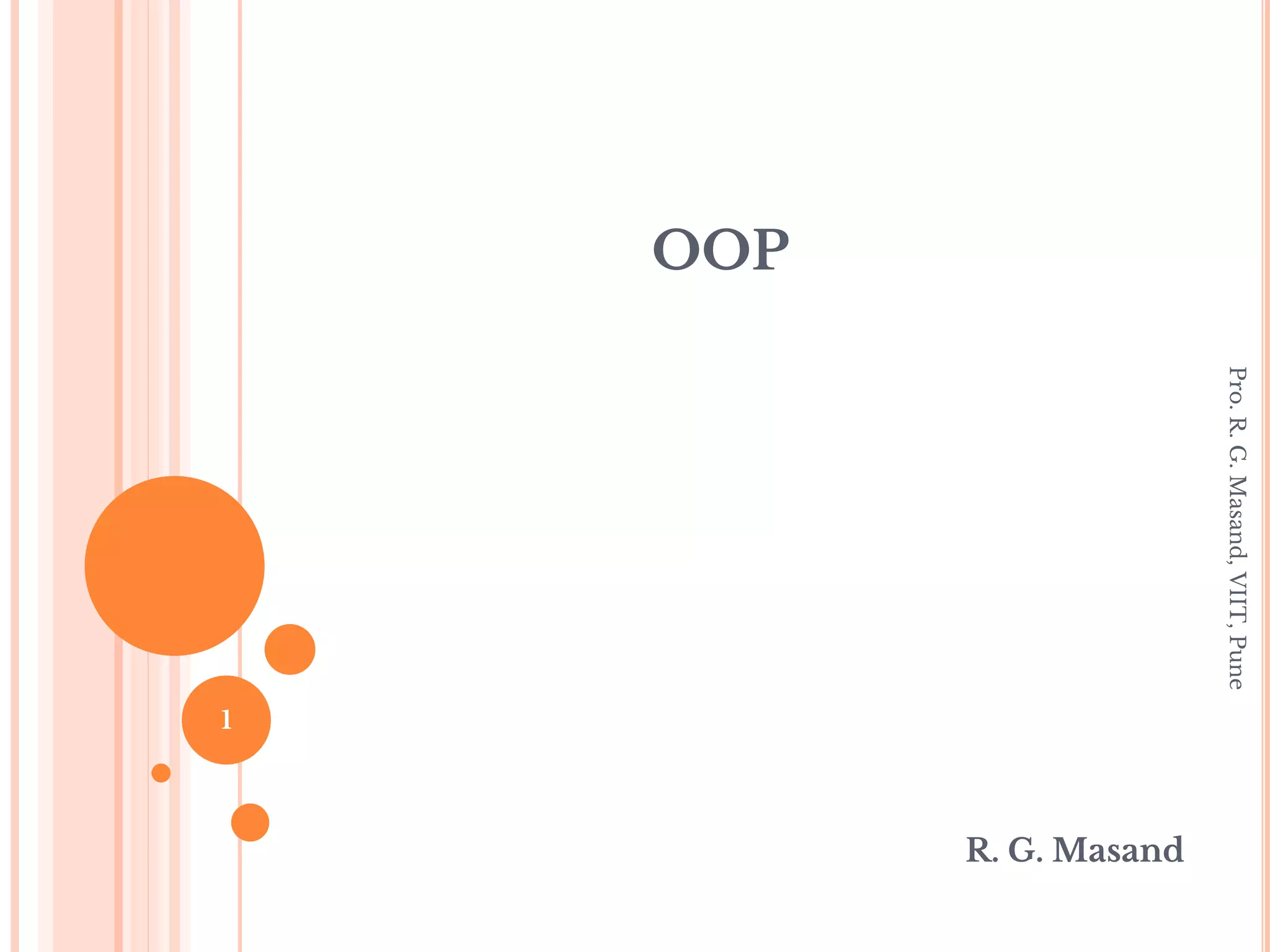 OOP PPT 1.pptx | Programming Languages | Computing