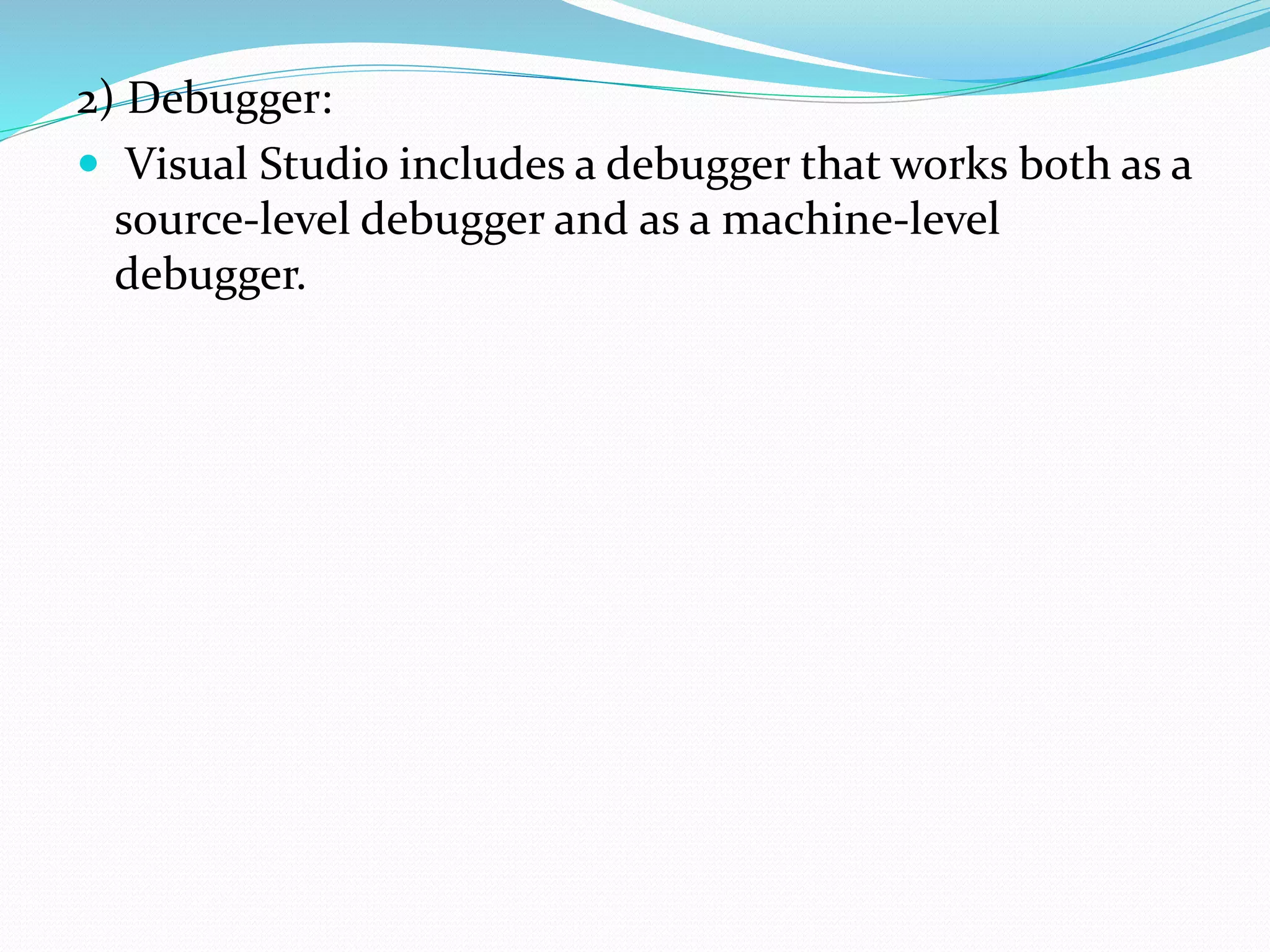 Presentation on Visual Studio | PPTX