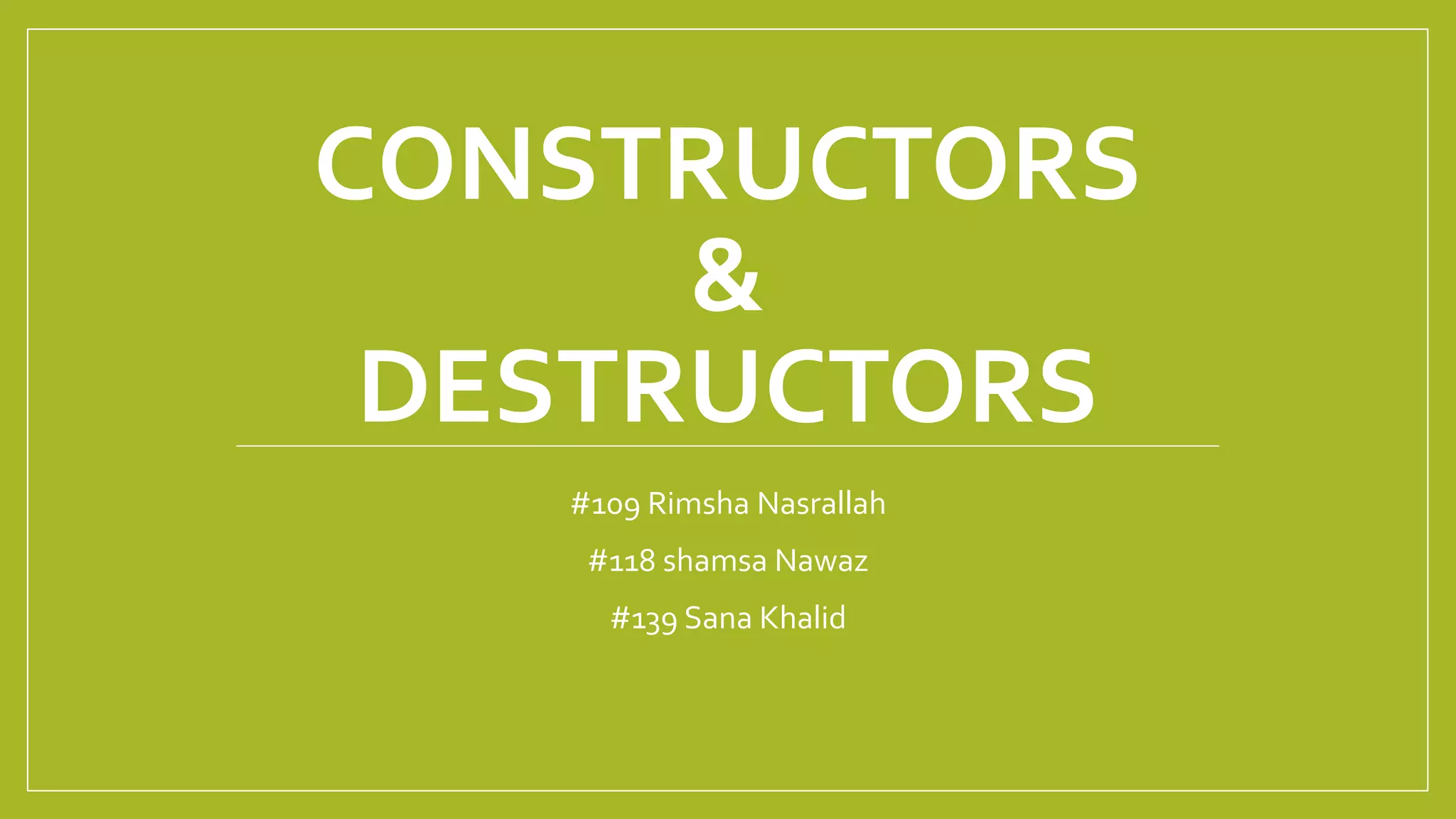 Oop presentation | PPT