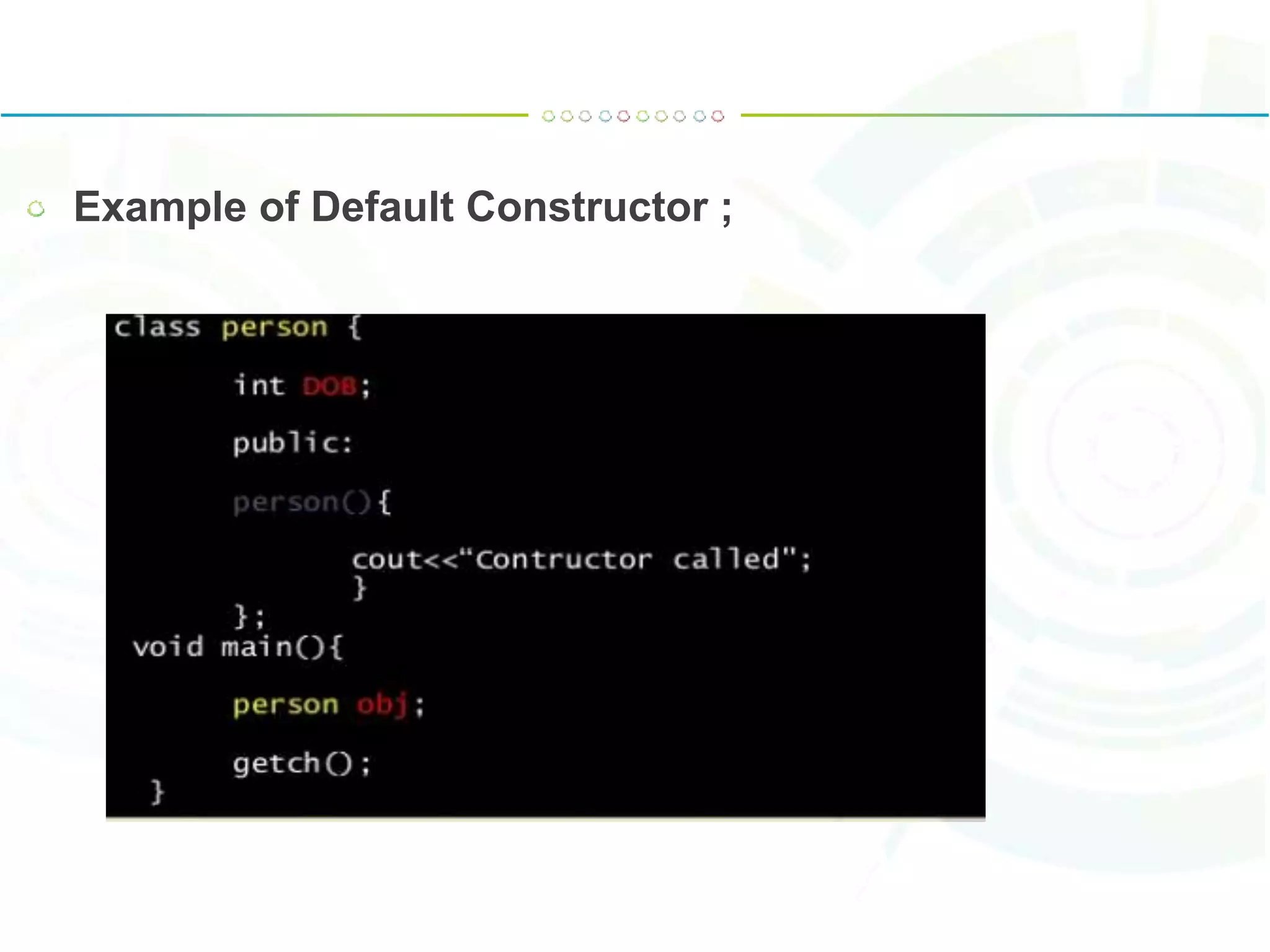 Constructor And Destructor In Oop Ppt 8918