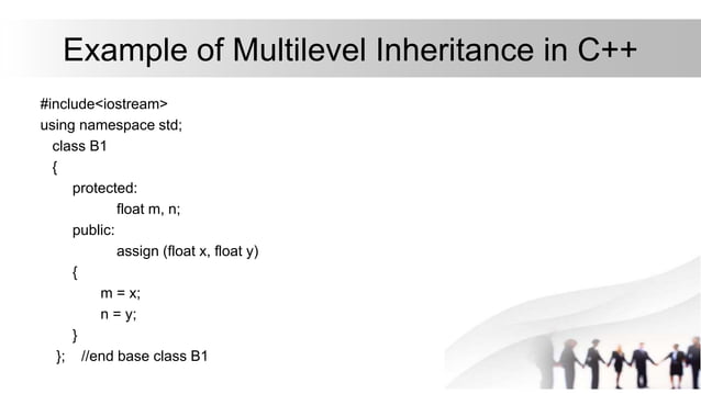 Multi level inheritence | PPTX