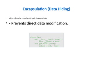 OOP_Presentation_Enhanced_Updated_with new Topics | PPT