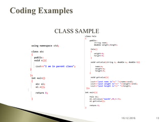 object oriented programming(syed munib ali 11b-023-bs) | PPT