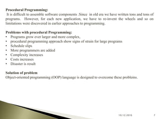 object oriented programming(syed munib ali 11b-023-bs) | PPT