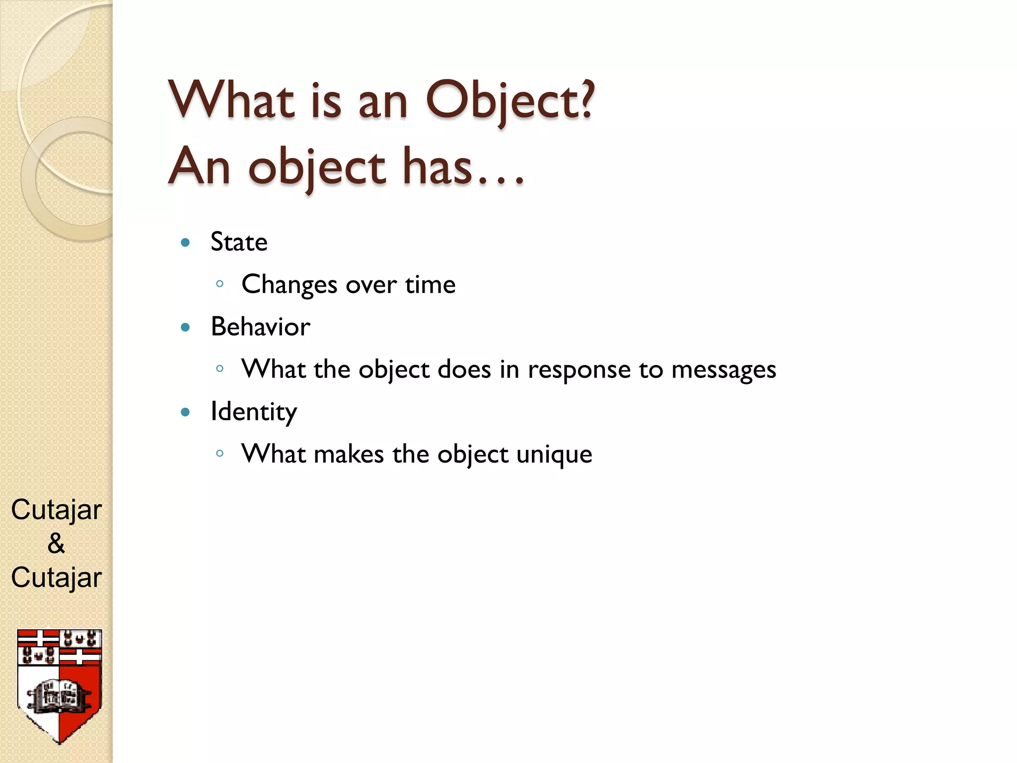 Oop principles | PPT