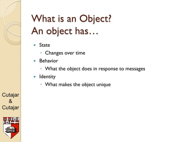 Oop principles | PPT