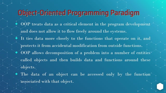 Object Oriented programming - Introduction | PPTX | Programming ...