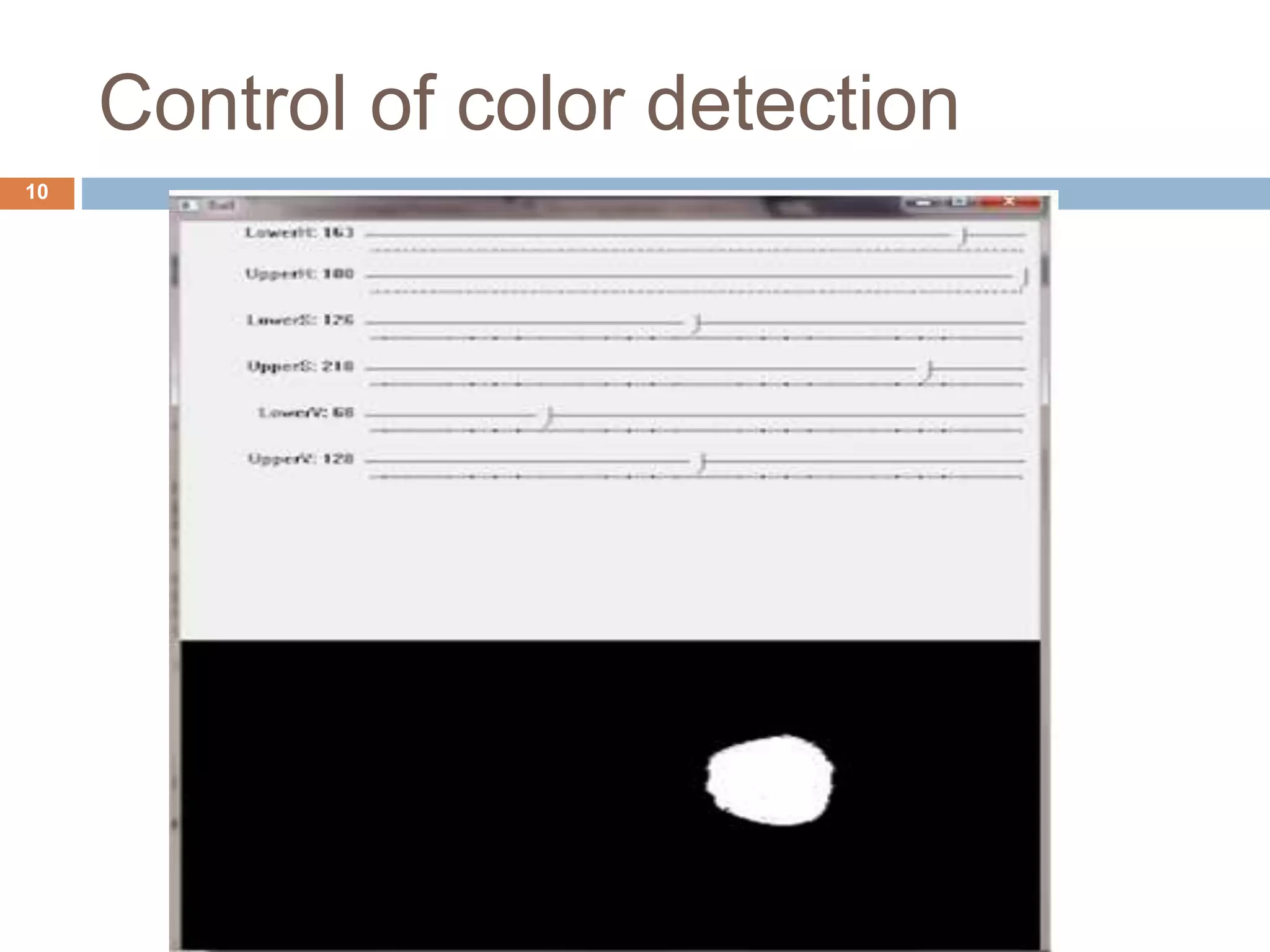 color detection using open cv | PPTX