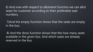Online bus reservation system | PPTX