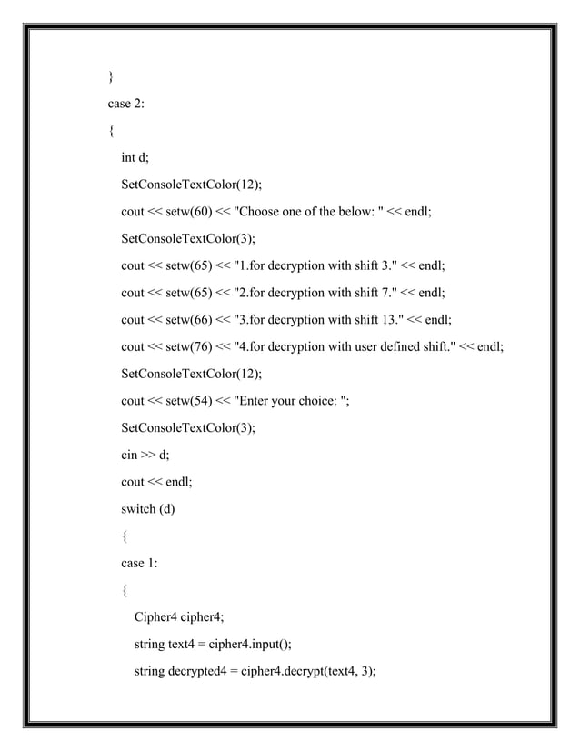 OOP project report cipher c++ .docx