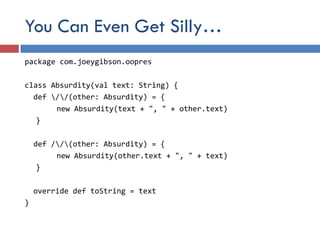 Operator Overloading In Scala | PPT