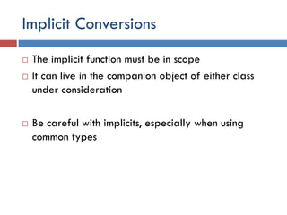 Operator Overloading In Scala | PPT