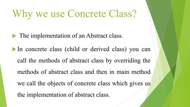 Abstract Class Presentation | PPTX