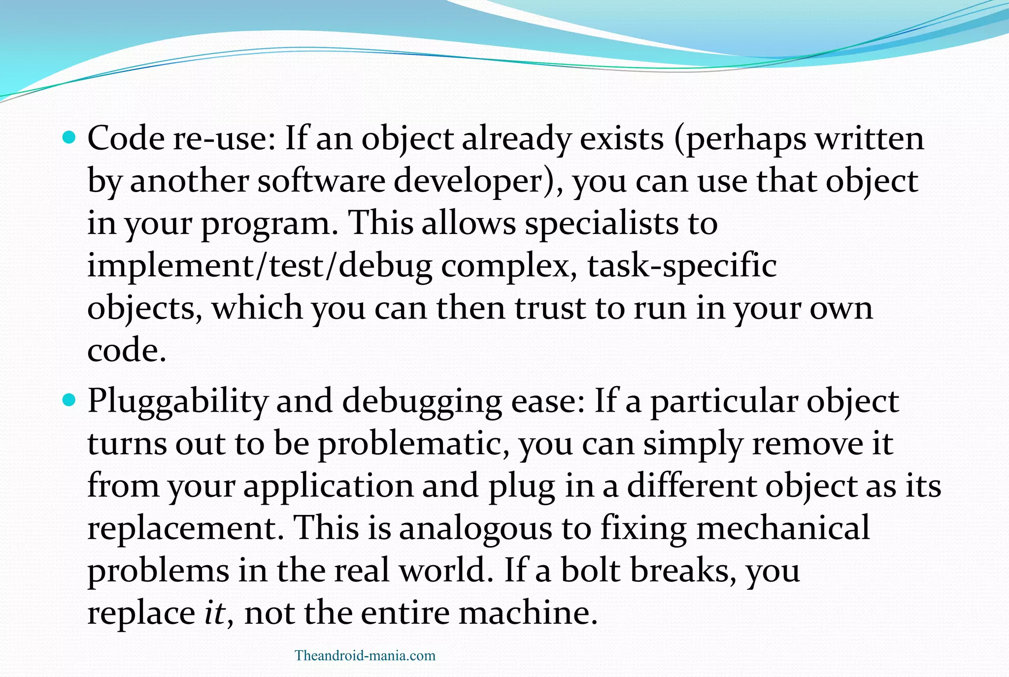 Object Oriented Programing And Java Ppt