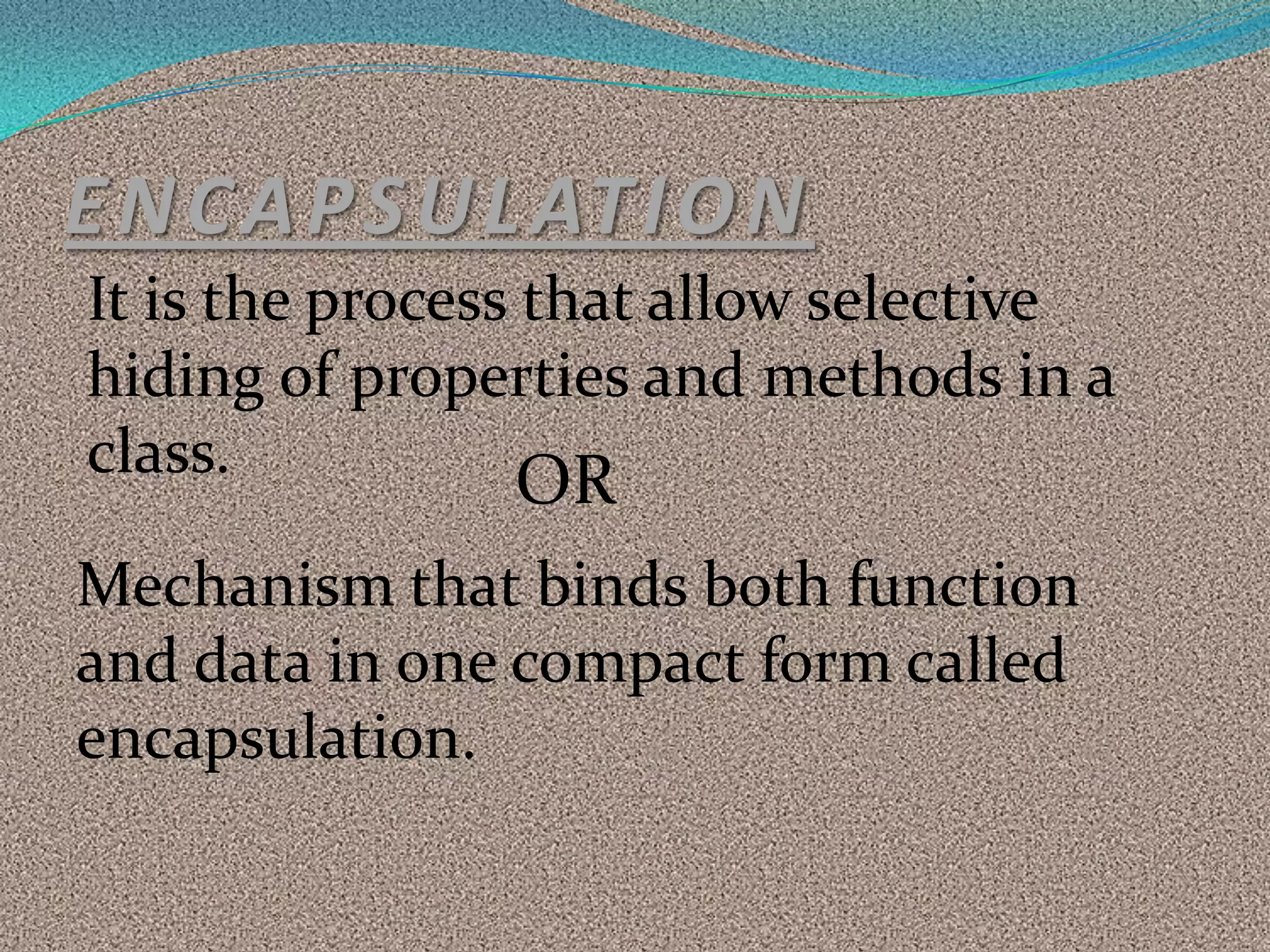 Object-Oriented Programming (OOPS) in C++ | PPTX